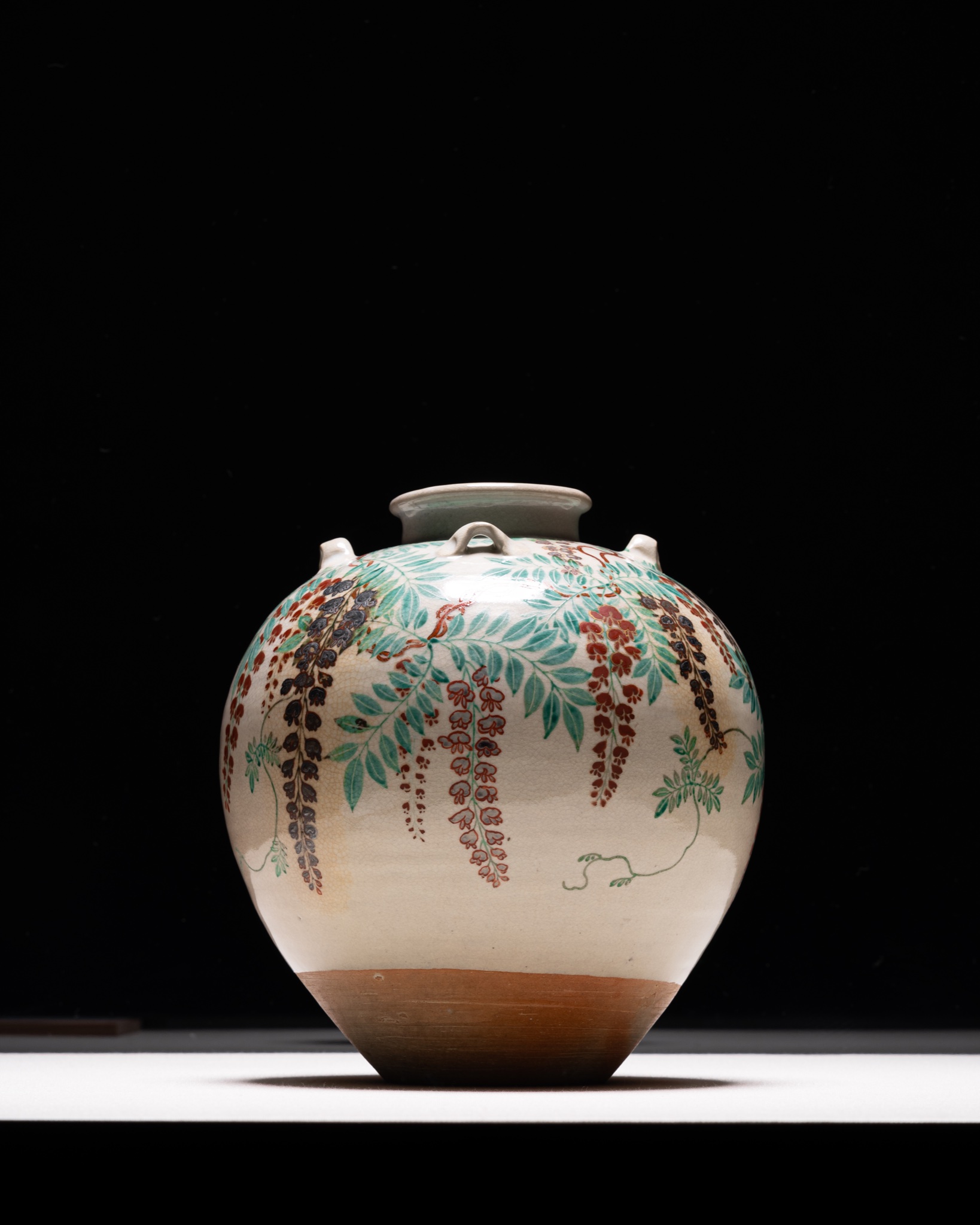 野々村仁清 色絵藤花文茶壷 MOA美術館 日本の磁器 国宝 野々村仁清 色絵藤花文茶壷 MOA美術館 日本の磁器 国宝