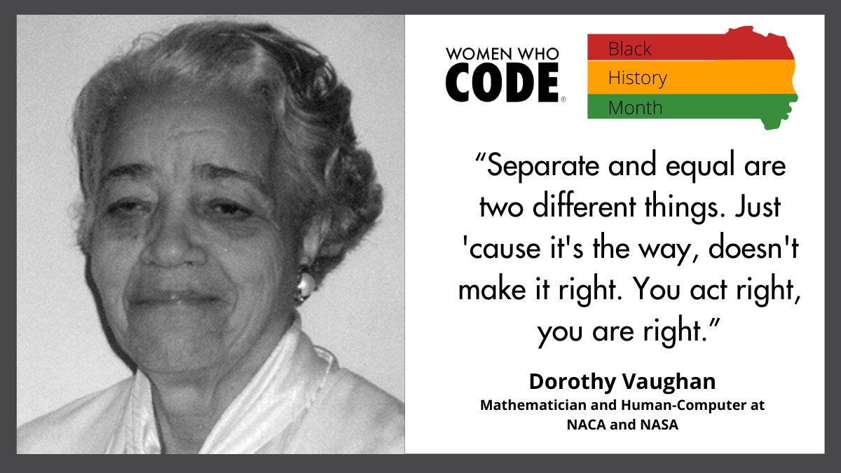 Dorothy Vaughn Mathematician Black History Month Spotlight: Dorothy
