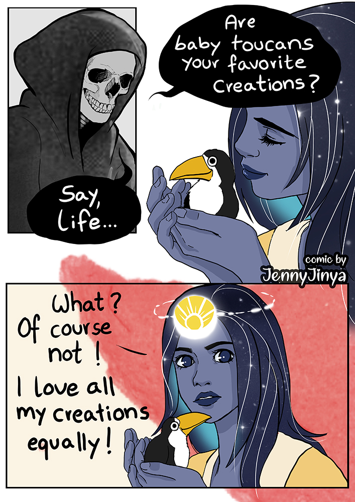Life Asked Death Comic