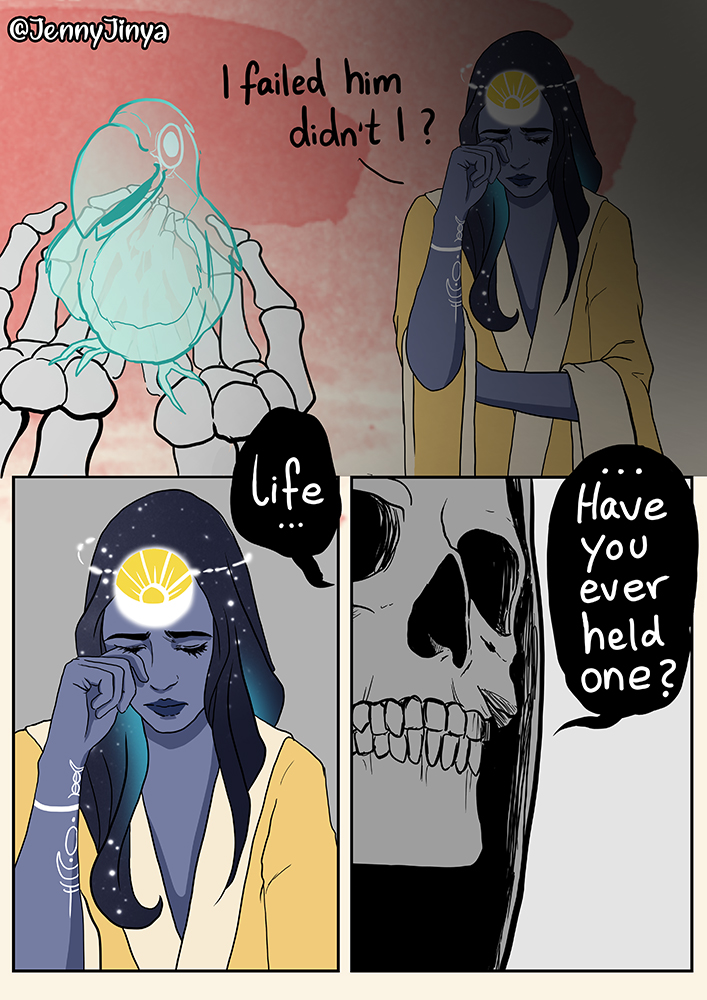 Life Asked Death Comic