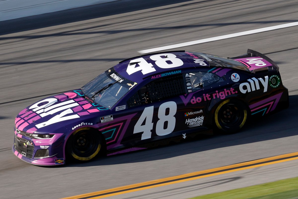 The Nos. 7, 48 cars will start at the rear of the field today at ...