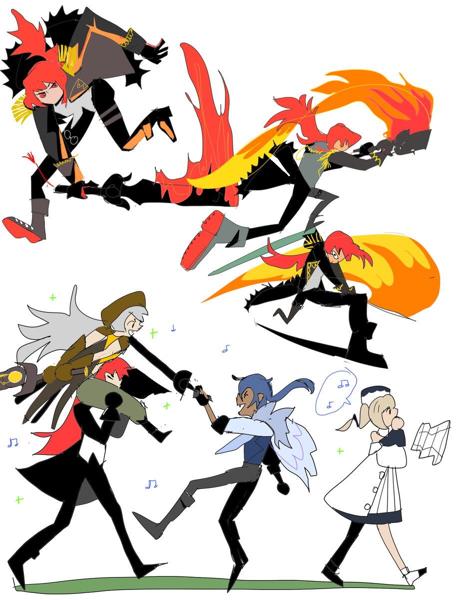 「dilucs + my go to squad............ 」|bothpalmsのイラスト