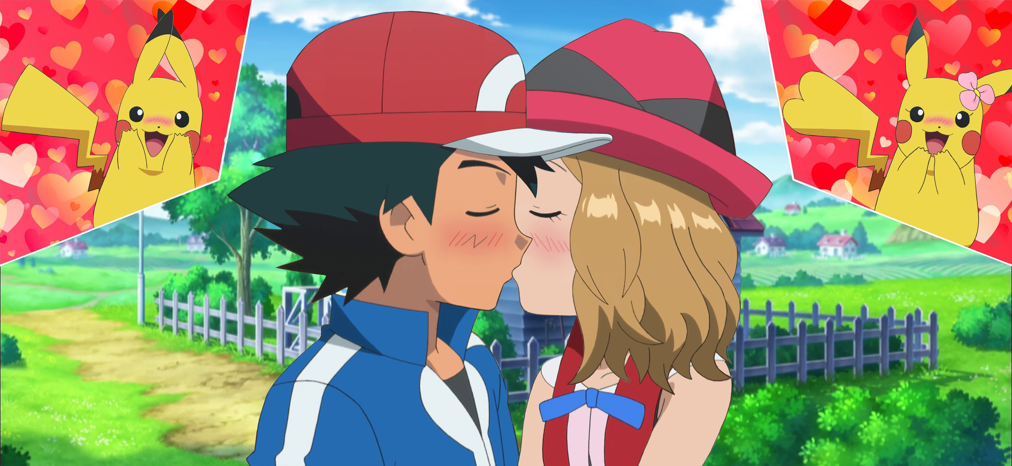 Ash And Serena Kiss Fanfiction