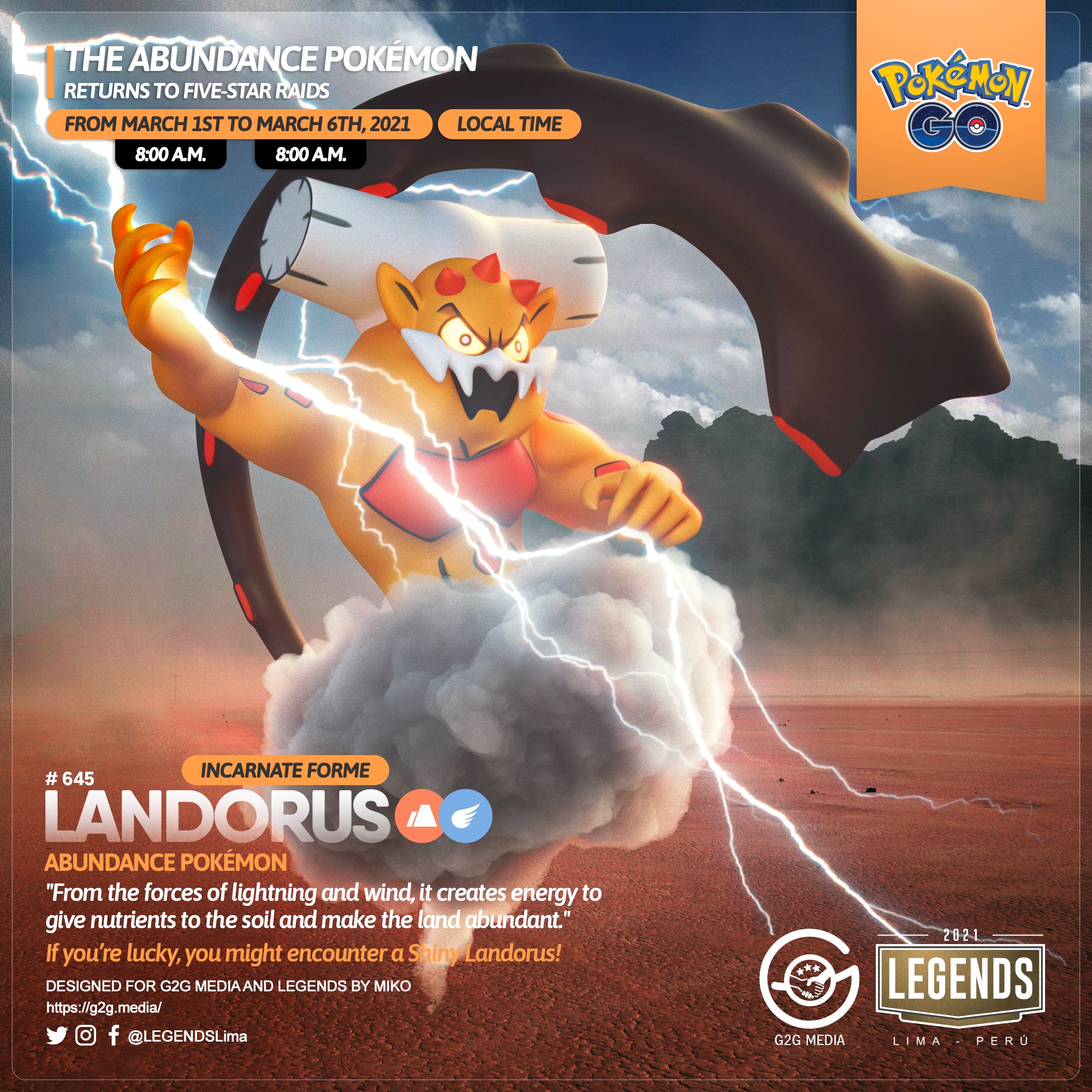 Landorus Wallpaper