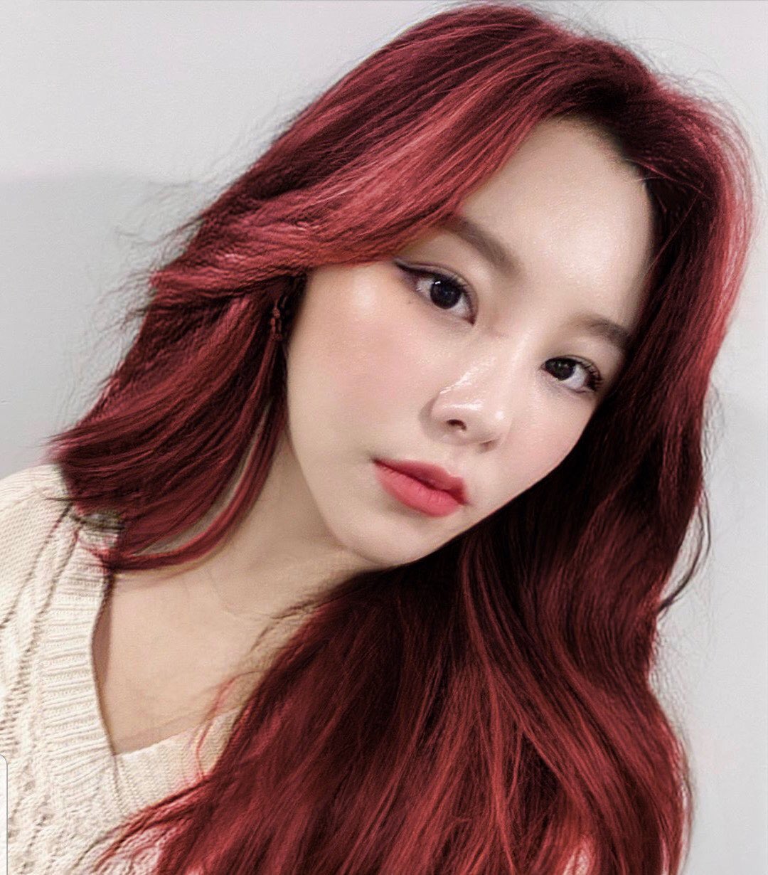 Korean Red Hair Color