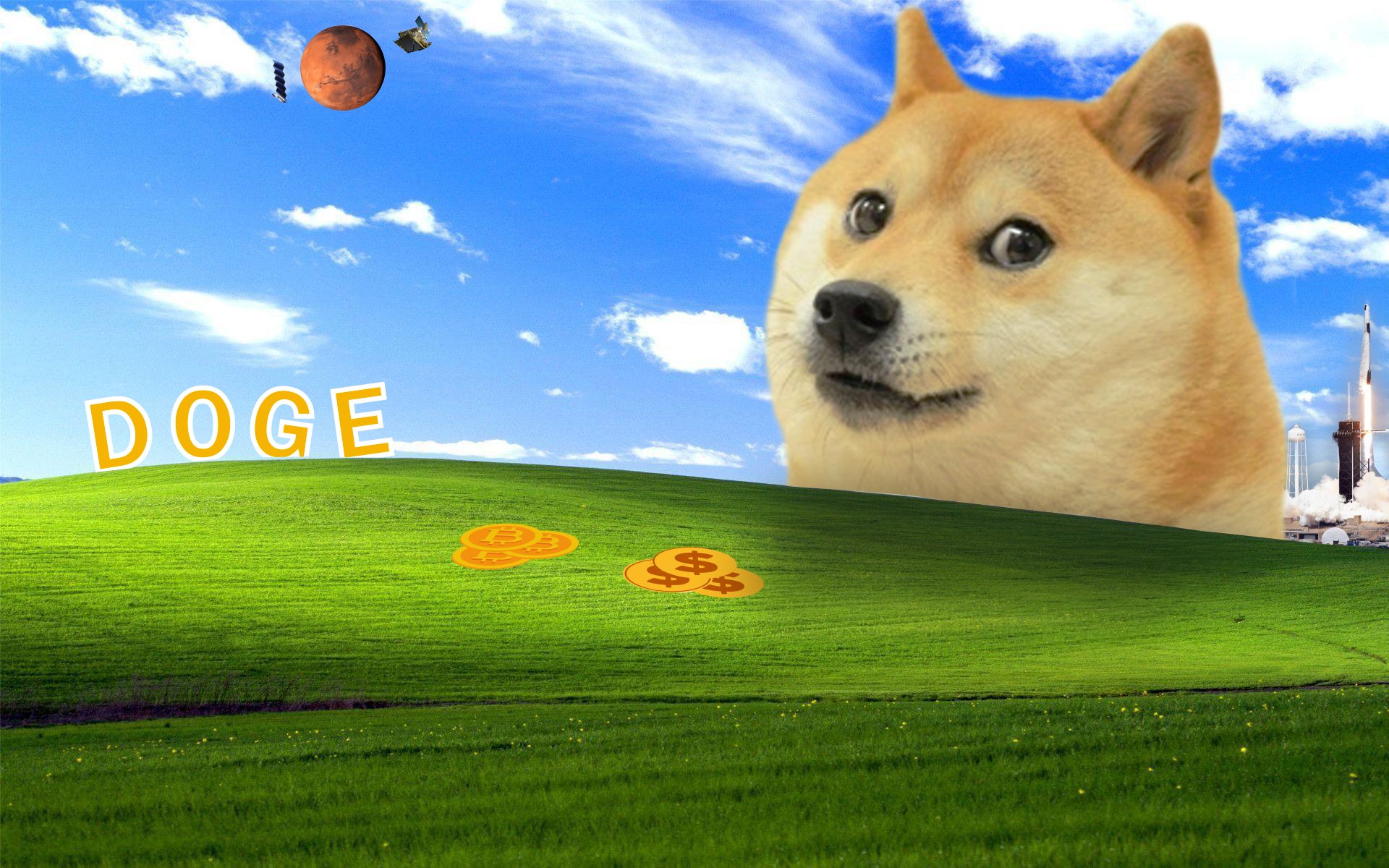 Doge Windows Background