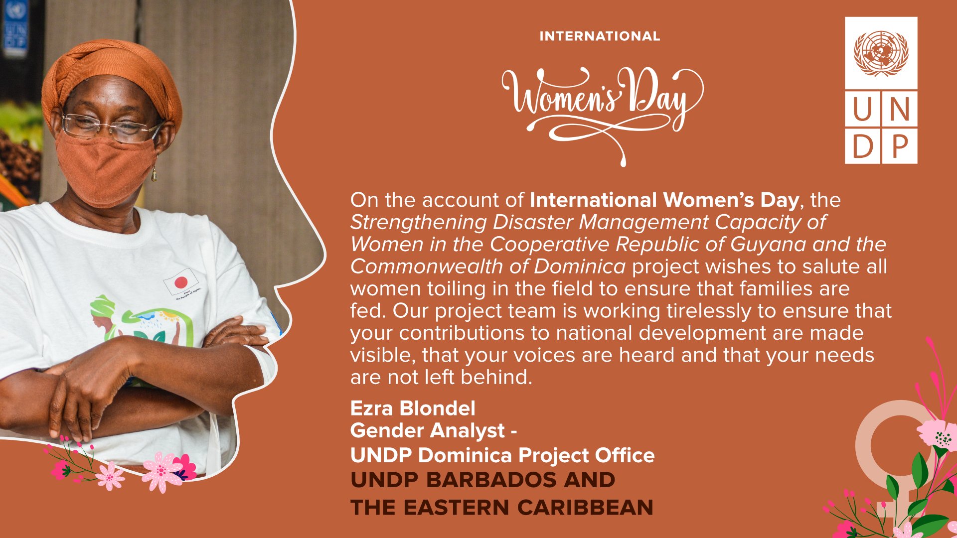 UNDP Barbados & the Eastern Caribbean on Twitter: "Some of the #WomenOfUNDP are adding their ...
