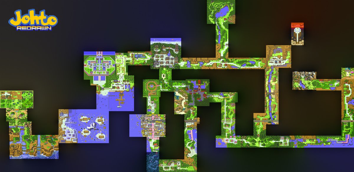 Johto Map Labeled Pokemon Kanto Anime Map Pokemon Post Imgur