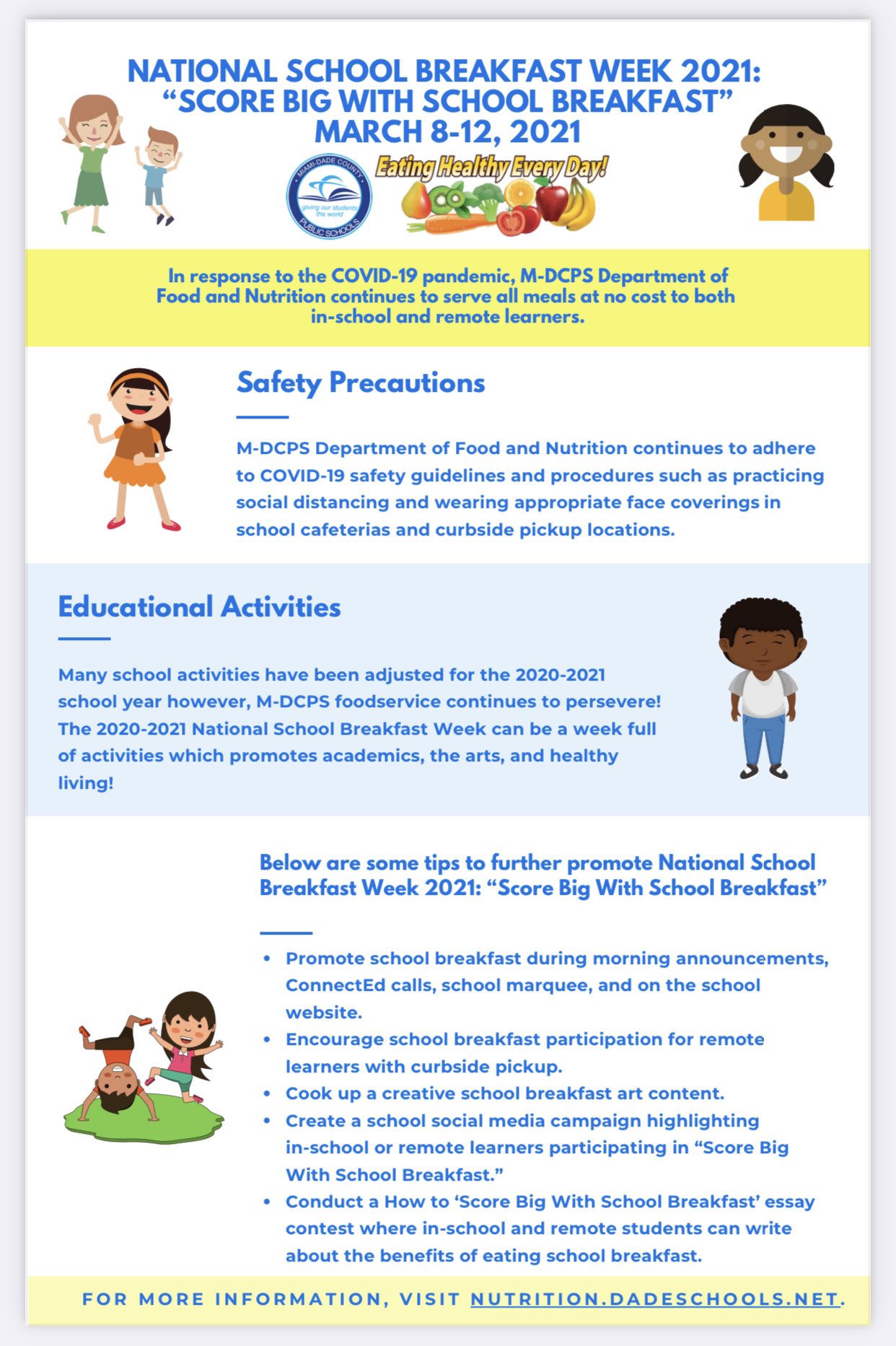 National School Breakfast Week Ideas