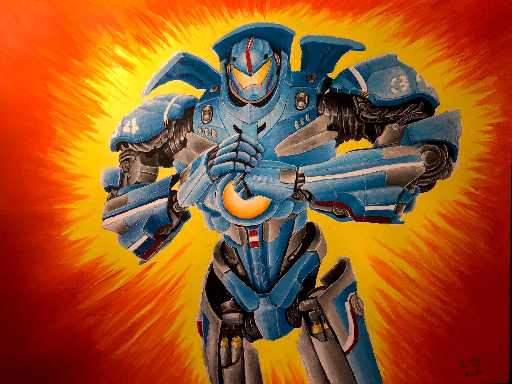 Gipsy Danger Drawing