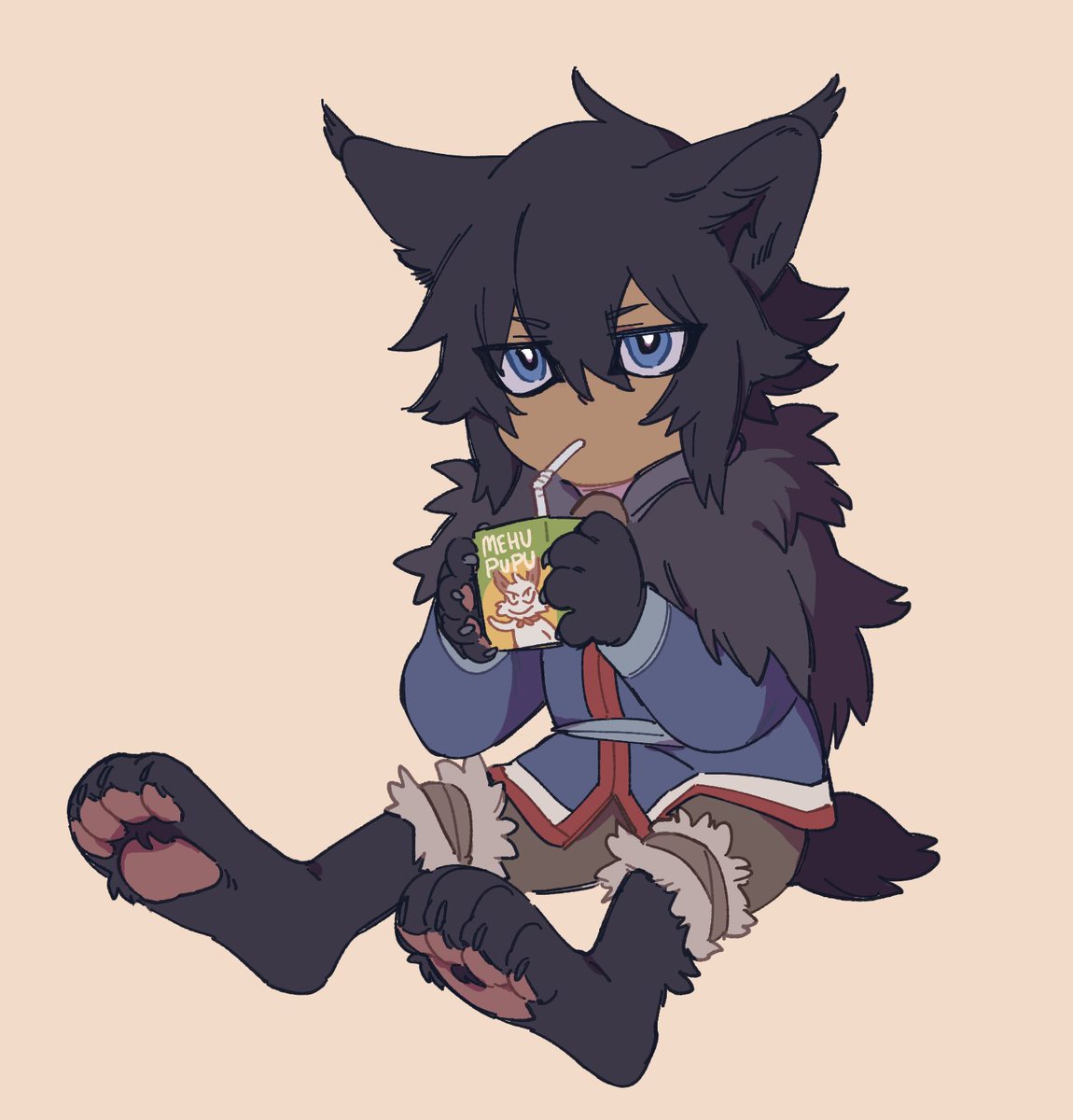 「He take sippy 」|Kaburionのイラスト