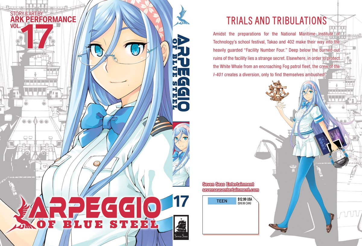 Seven Seas on Twitter: "ARPEGGIO OF BLUE STEEL Vol. 17 | Ark Performance | science fiction ...