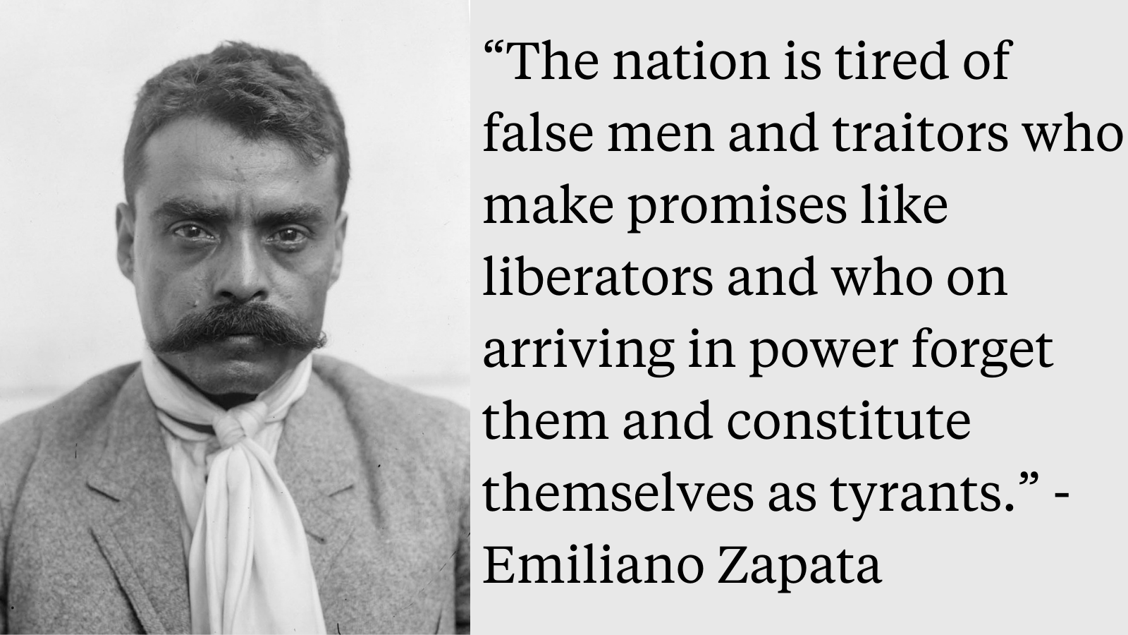 Emiliano Zapata Quotes