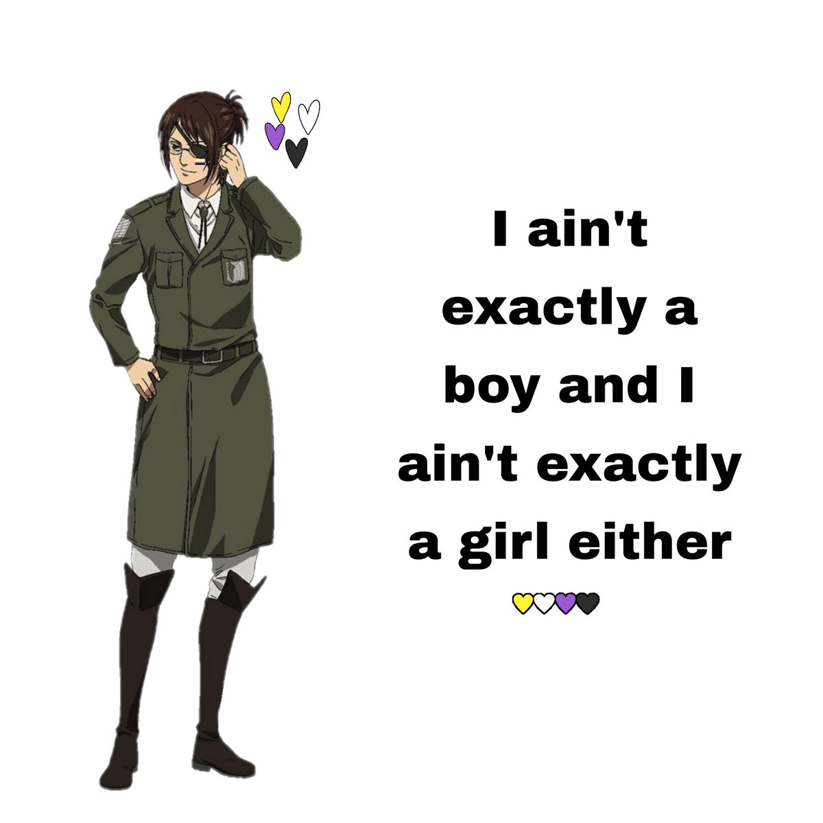 「favourite ship dynamic >>>>>> 」daily non-binary hangeの漫画