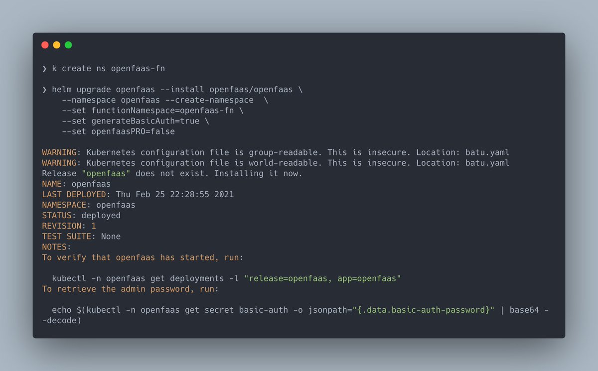 Lets take a quick look to openfaas to create functions which runs on ...