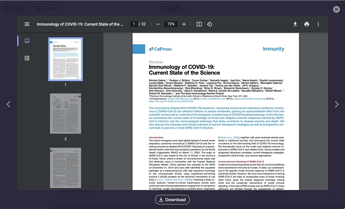 New in HEY: Now you can view attachments : r/HeyEmail