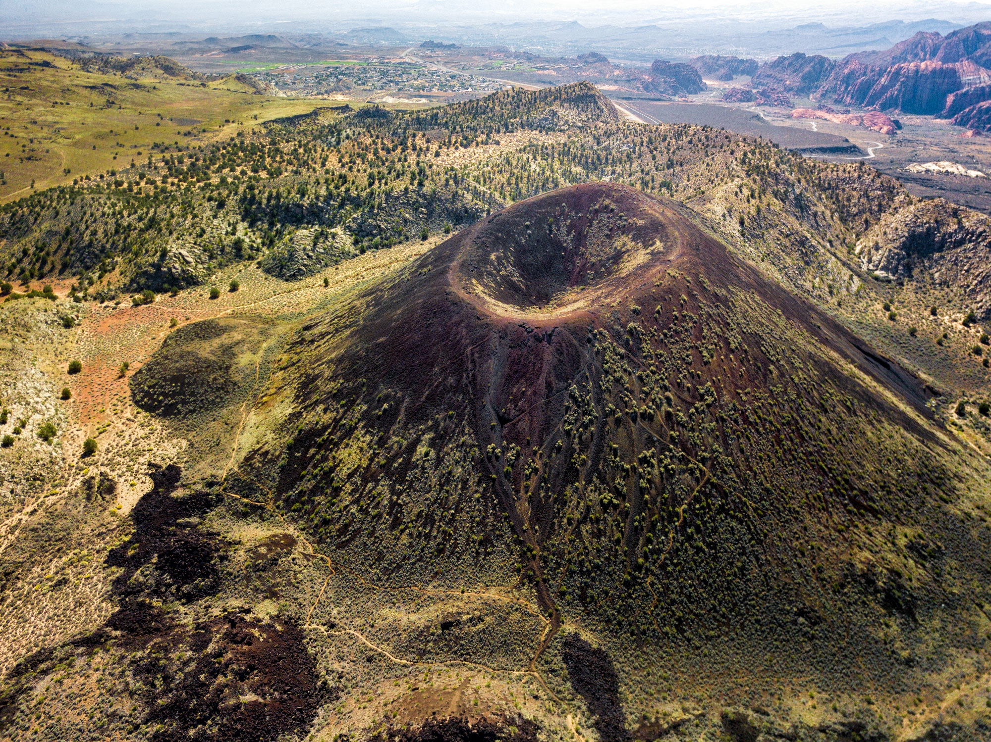Cinder Cone Volcano Locations