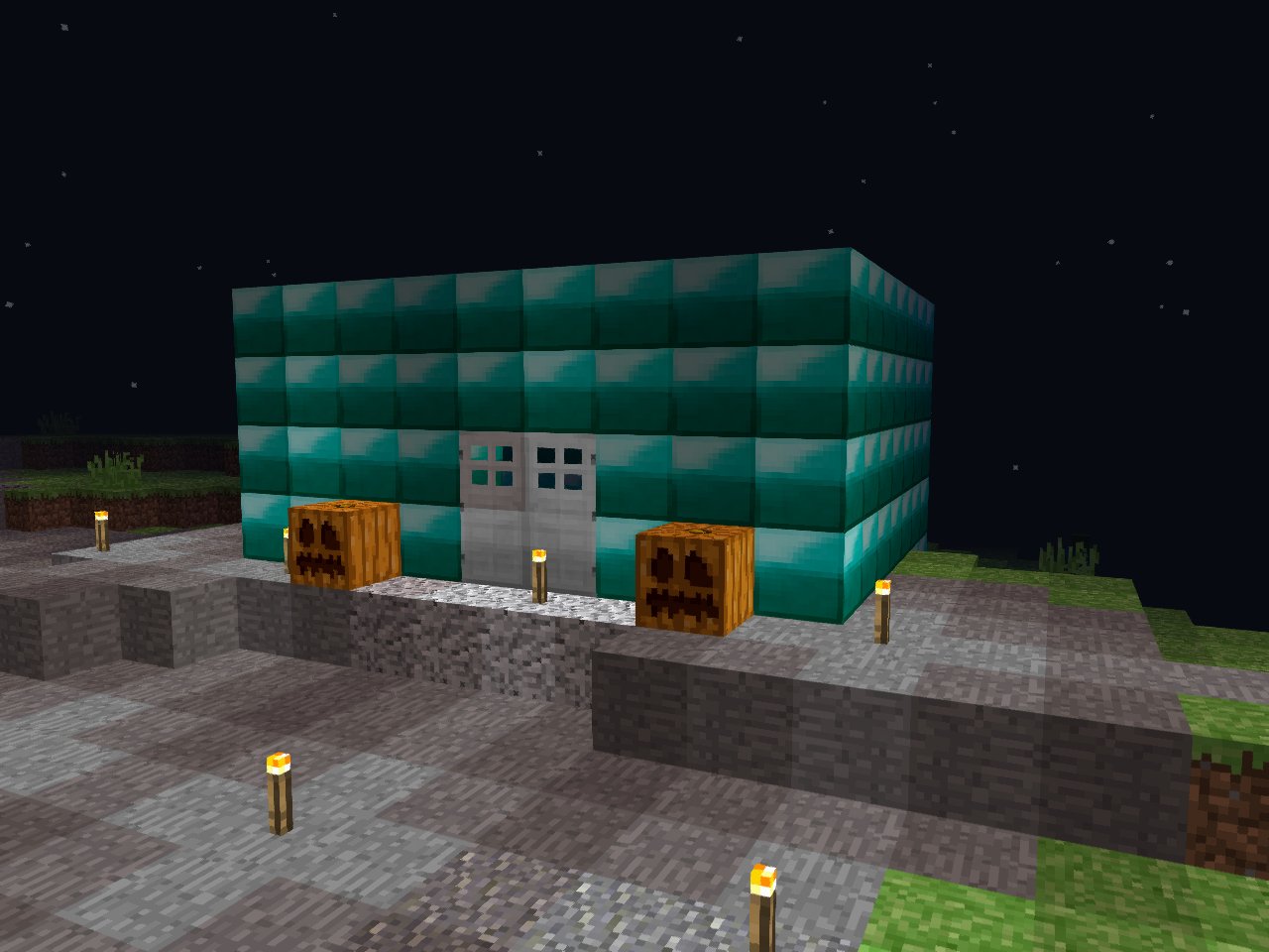 Minecraft Diamond Mansion