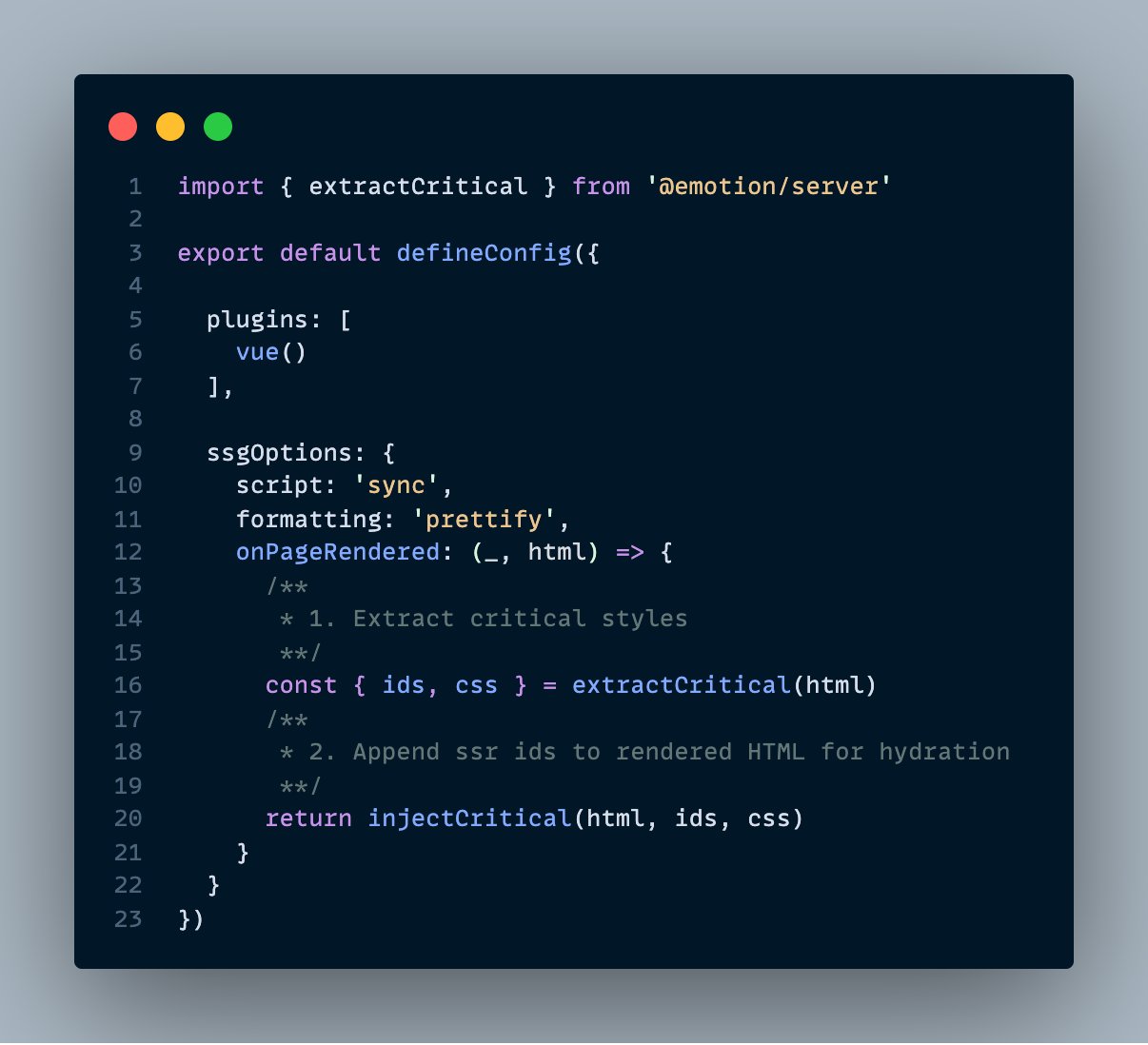 Jonathan | bakebwa.eth ⚡️ on Twitter: "⚡️ Was just toying with @antfu7's vite-ssg plugin with ...