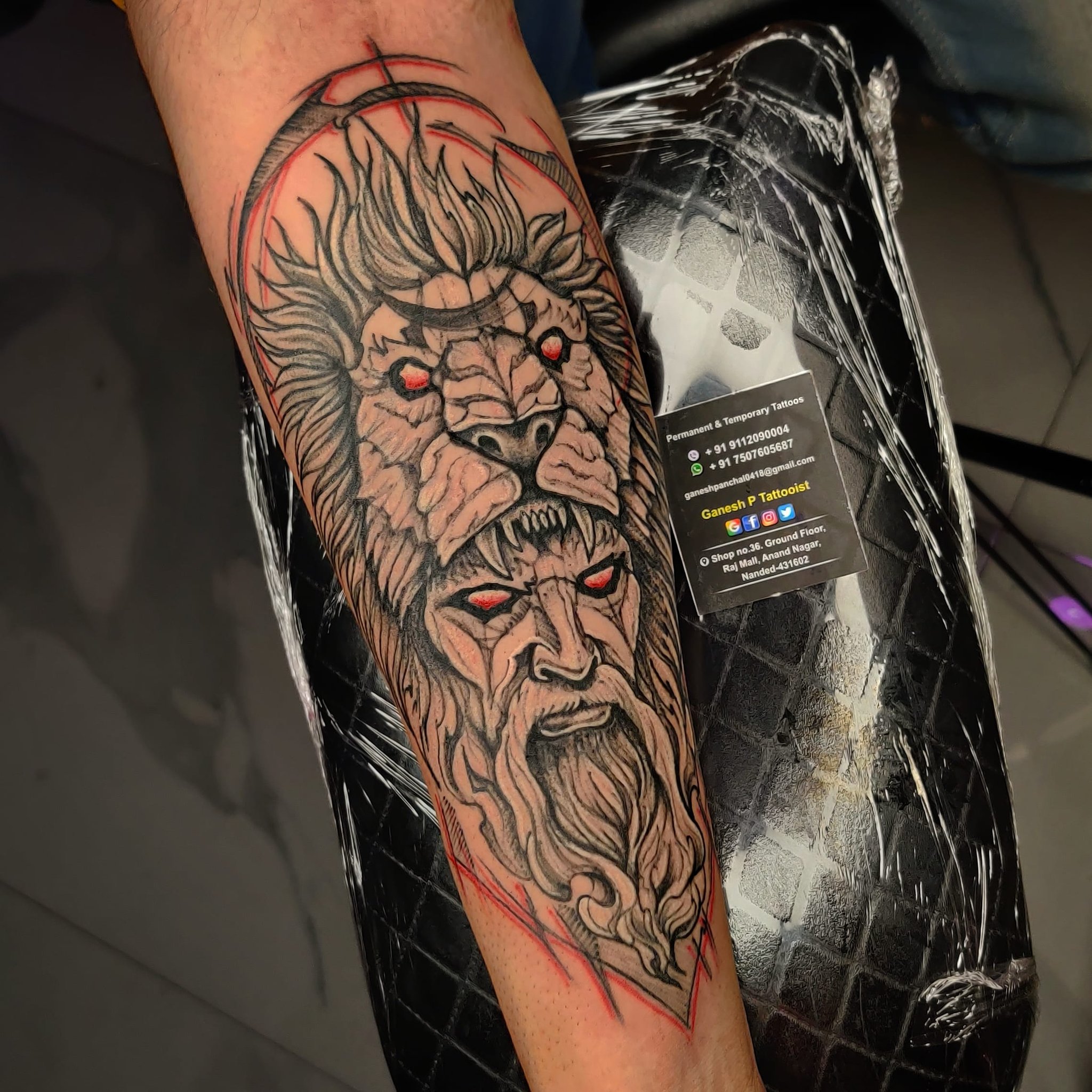 Zeus Tattoo Designs Still Shot Of The Zeus Tattoo I Did On