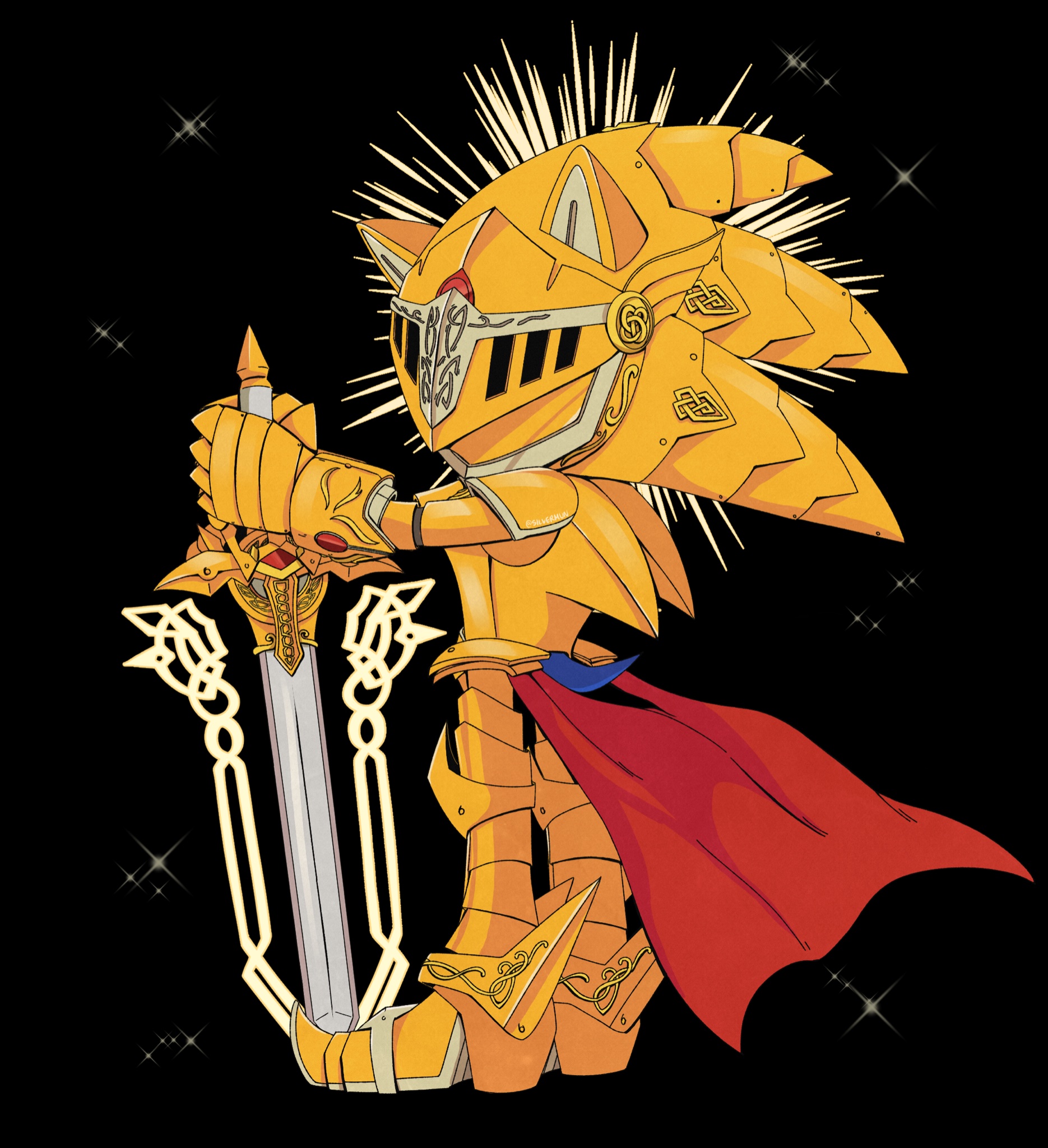 Sonic As A Knight