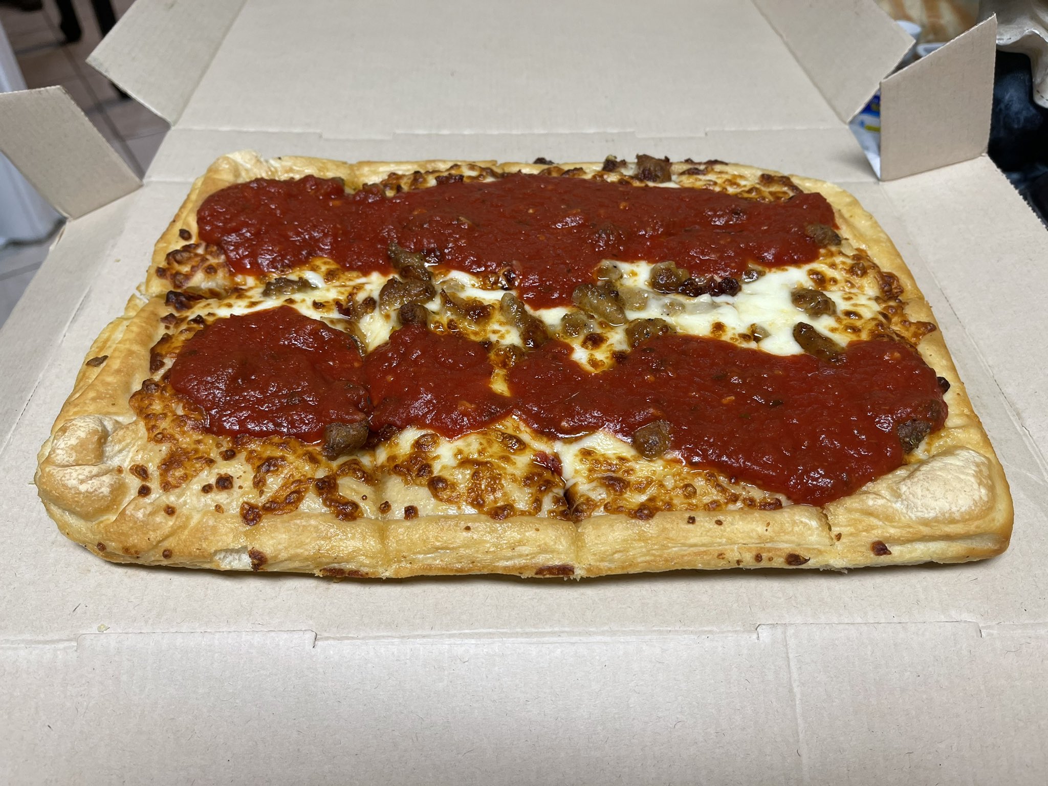 Pizza Hut Square Pizza