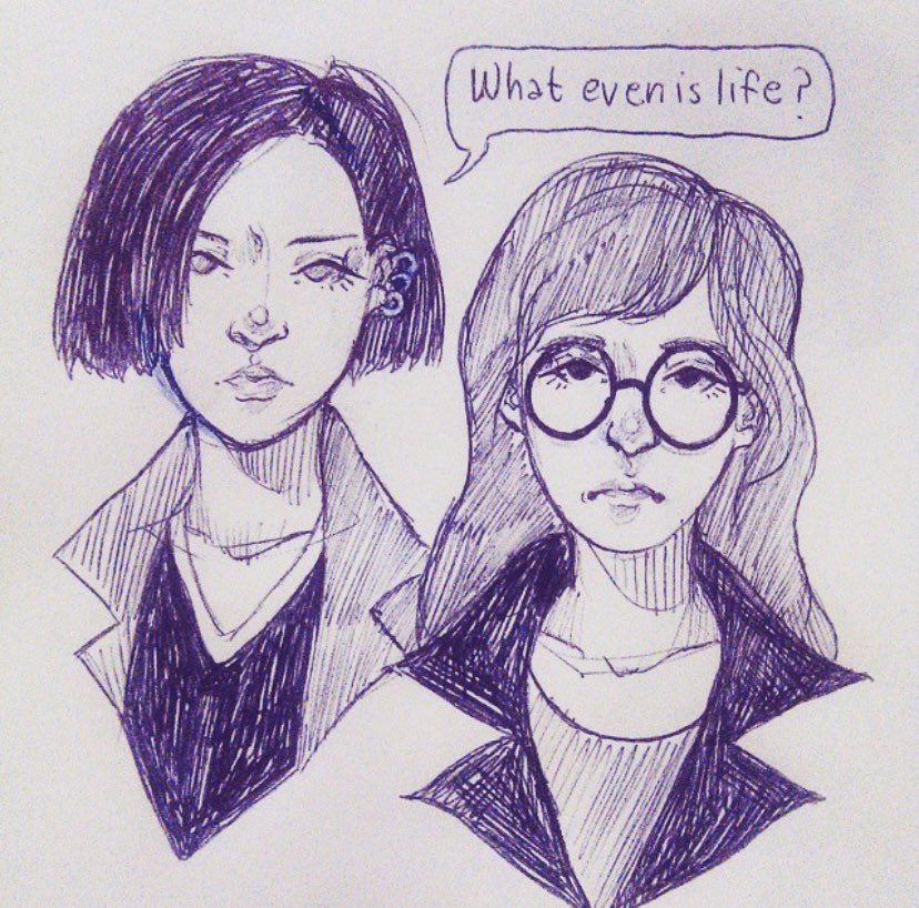 「Drew Daria and Jane in 2015–2021 so I dr」|katのイラスト