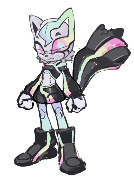 「random doodle a cyber squirrel oc. 」|lordyan耶博士のイラスト