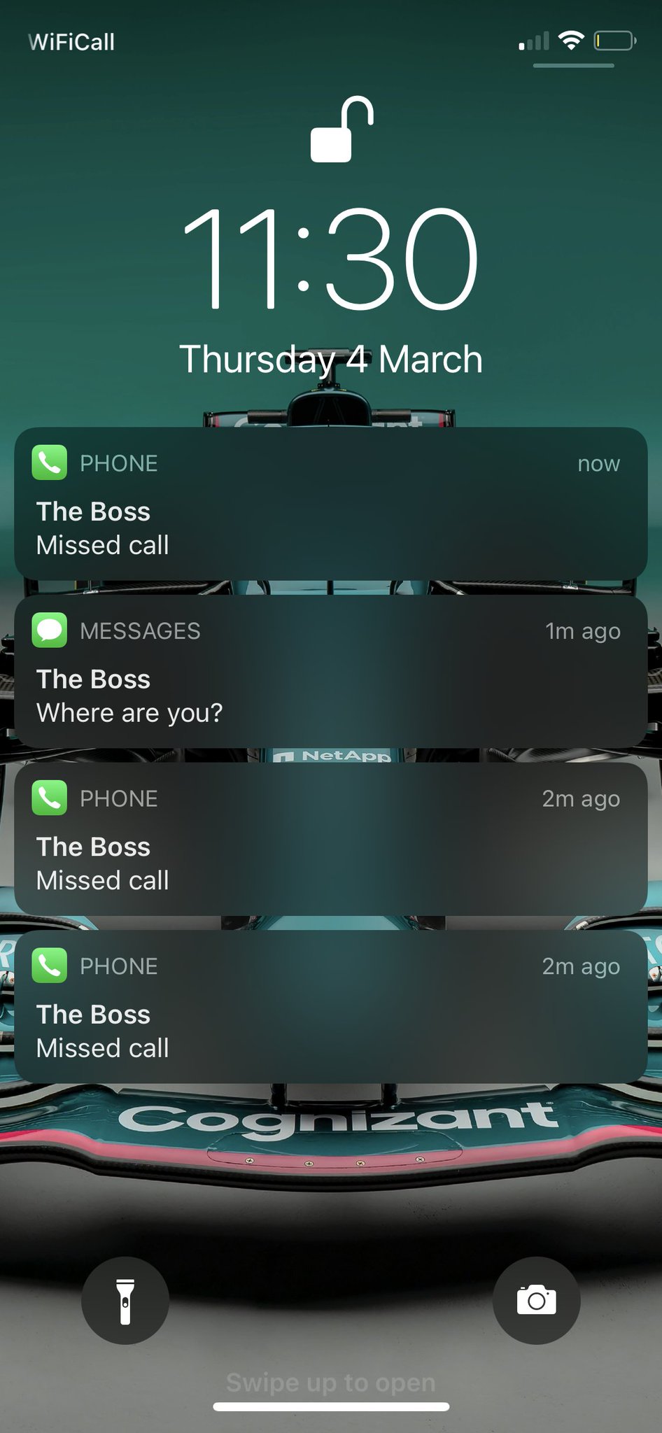 Missed Call Wallpaper