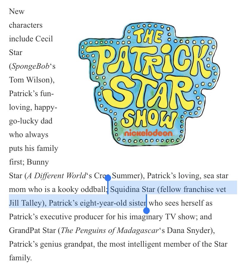 Patrick Star Sister Sam