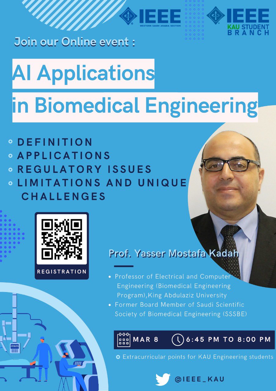 IEEE KAU SB on Twitter: "🔹To take a closer look about the future of health care, we invite you ...