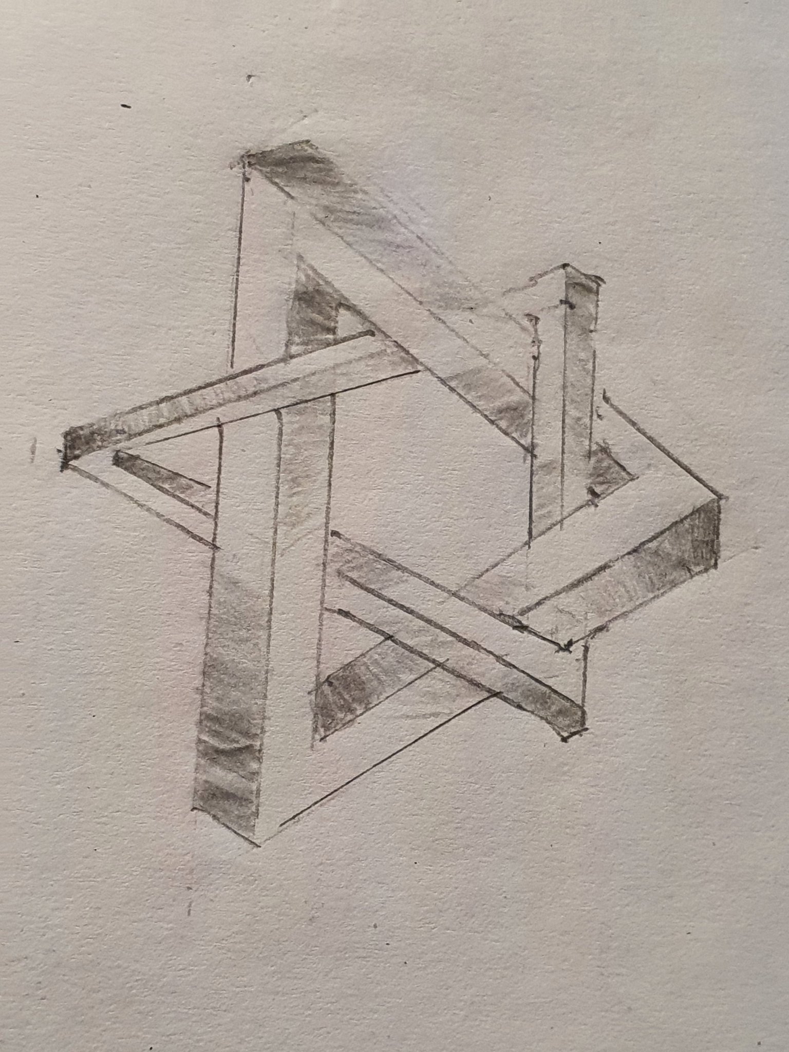 Impossible Star Drawing