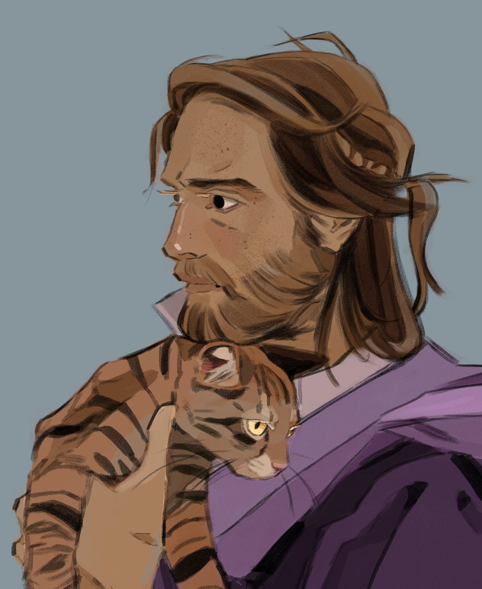 「Caleb and Frumpkin ? #criticalrole #Crit」|Emily Pearsonのイラスト