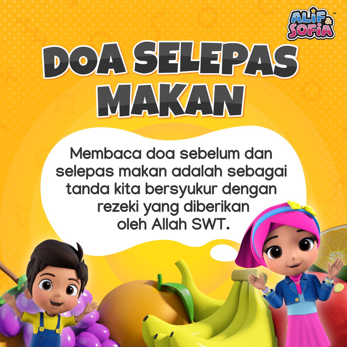 Doa Sebelum Dan Selepas Makan
