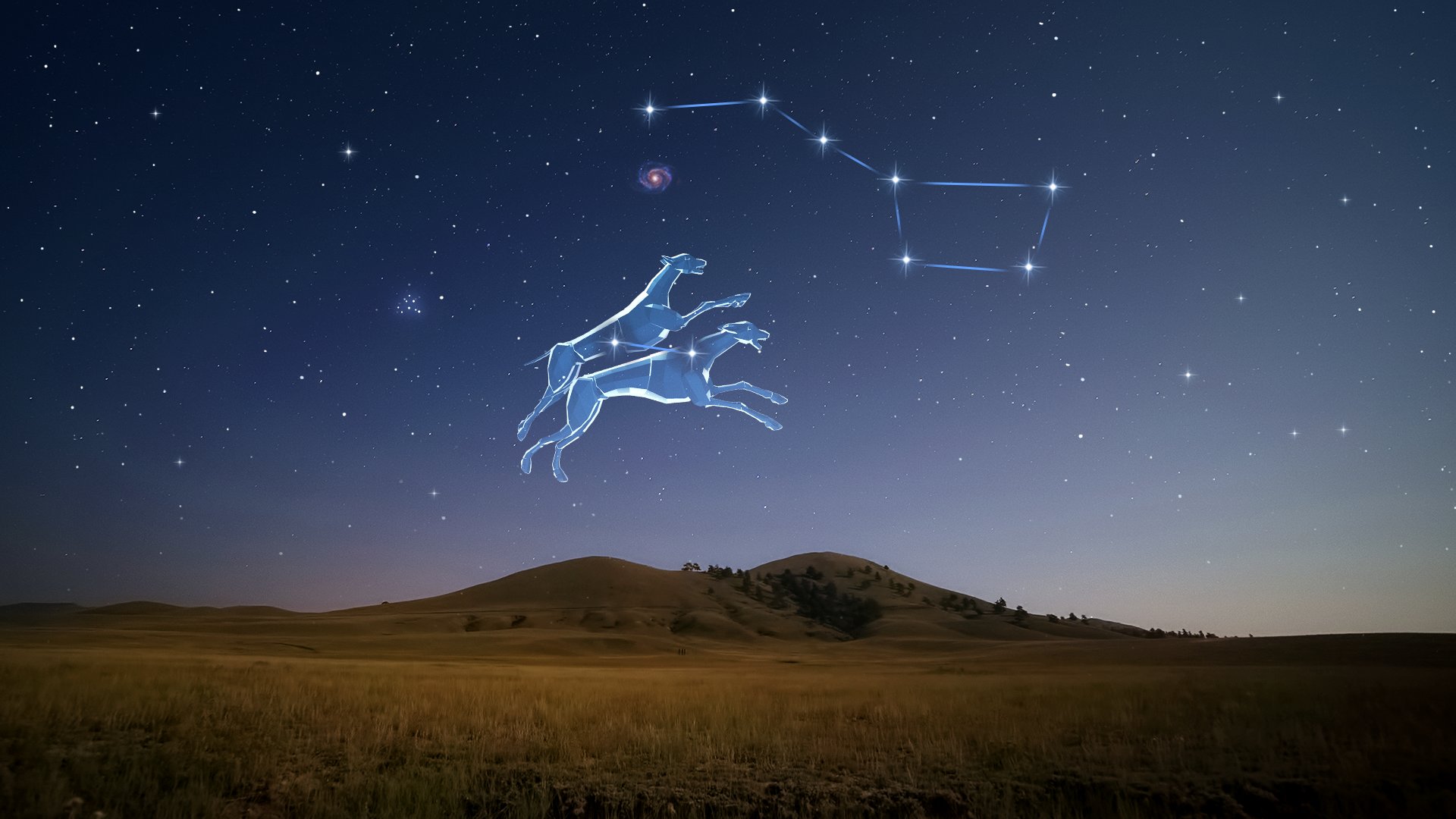 Canes Venatici Constellation