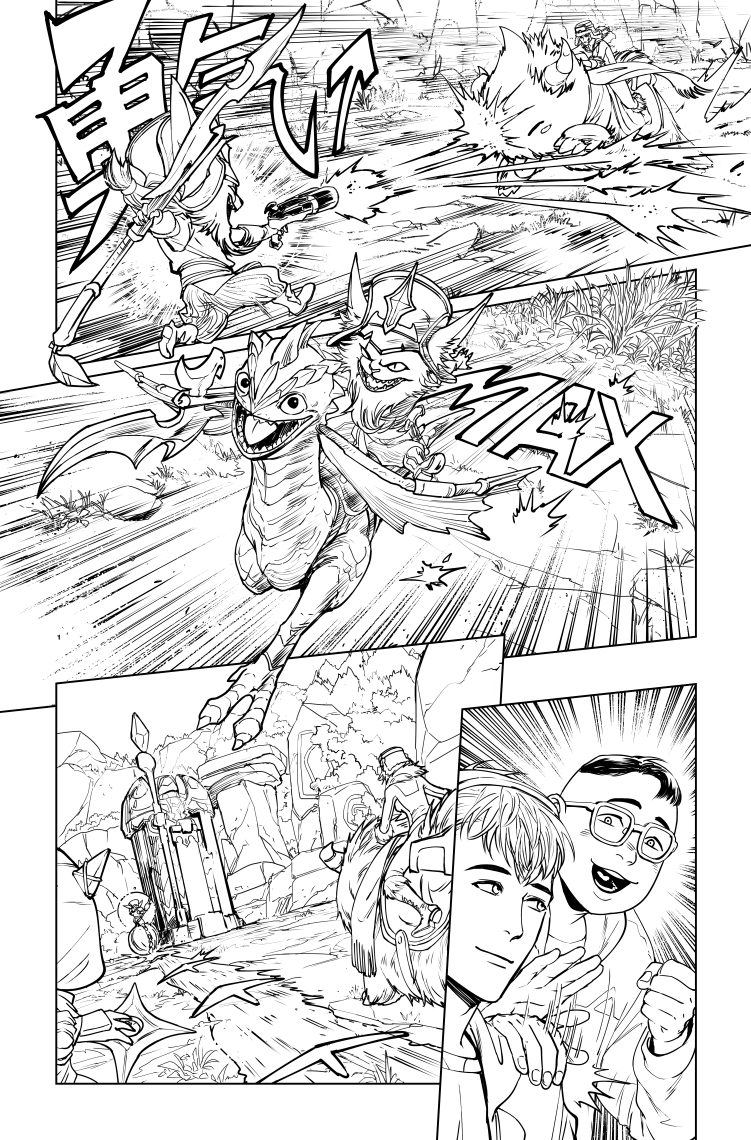 「Some interiors I did for Riot Games/Tan Comics last year. It」海凝 Hainingの漫画