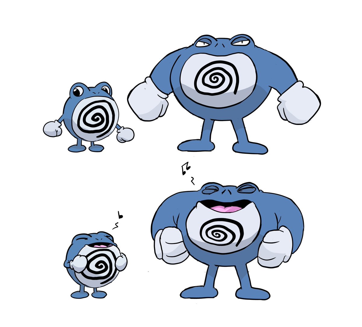 Poliwhirl And Poliwrath