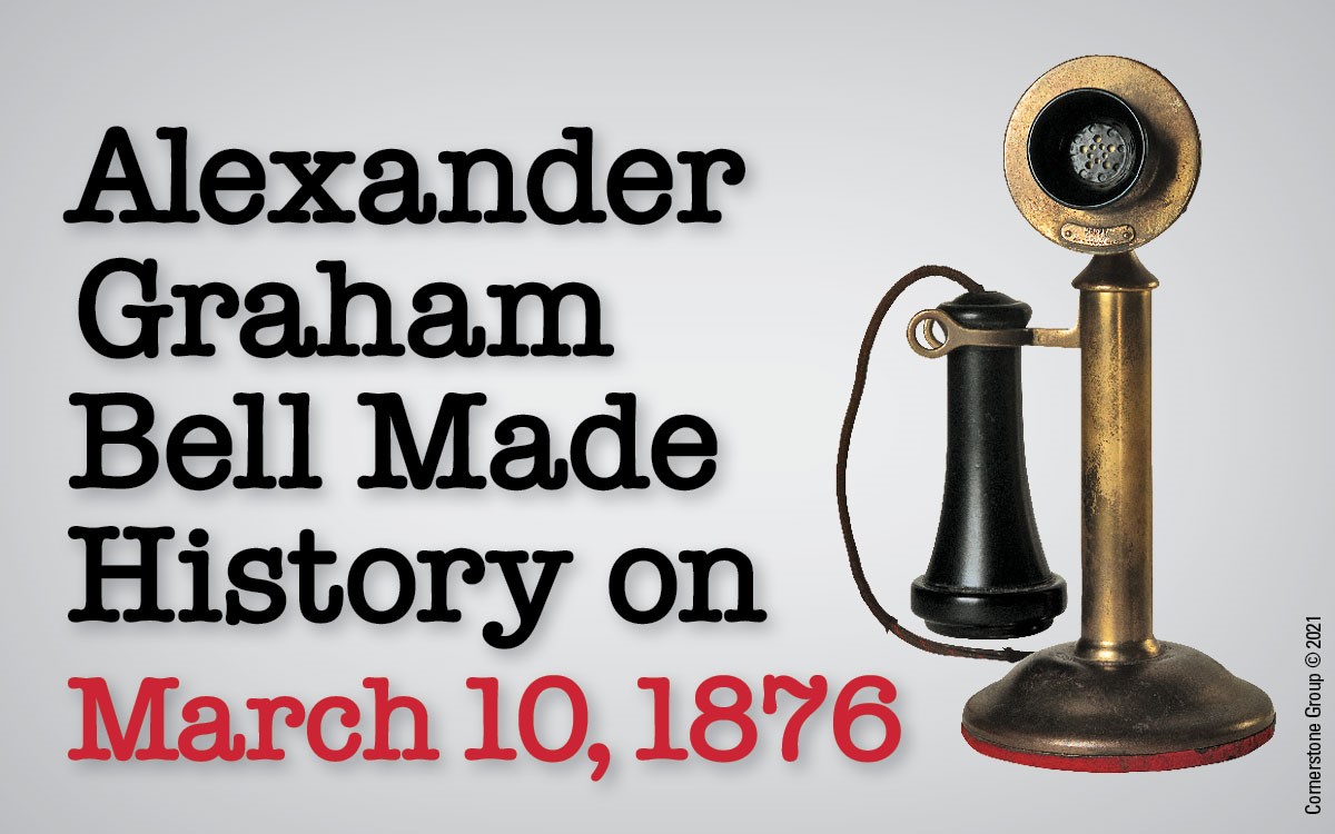 First Phone Alexander Graham Bell
