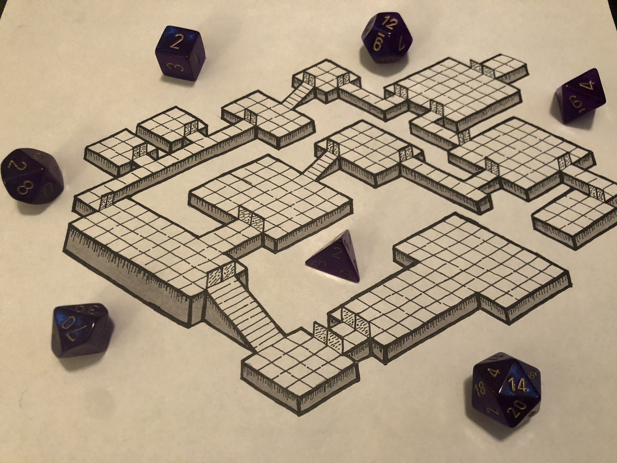 Dungeon Map Iso