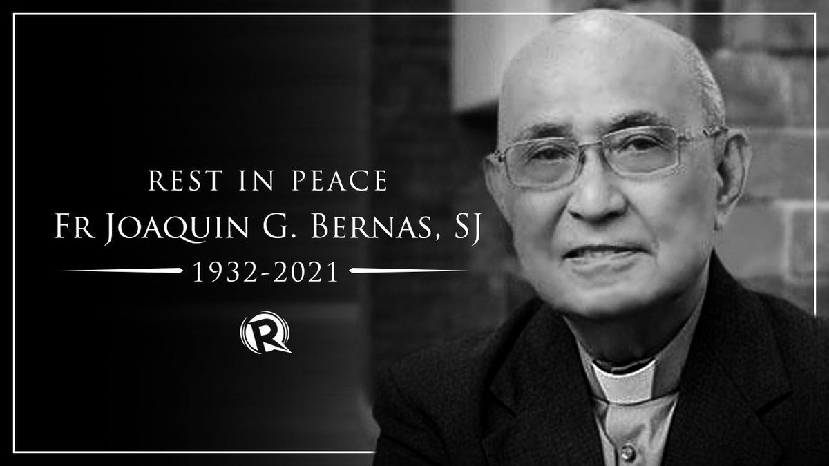 Fr Joaquin Bernas / Ee45akpz8mcssm / His death was confirmed by the ...