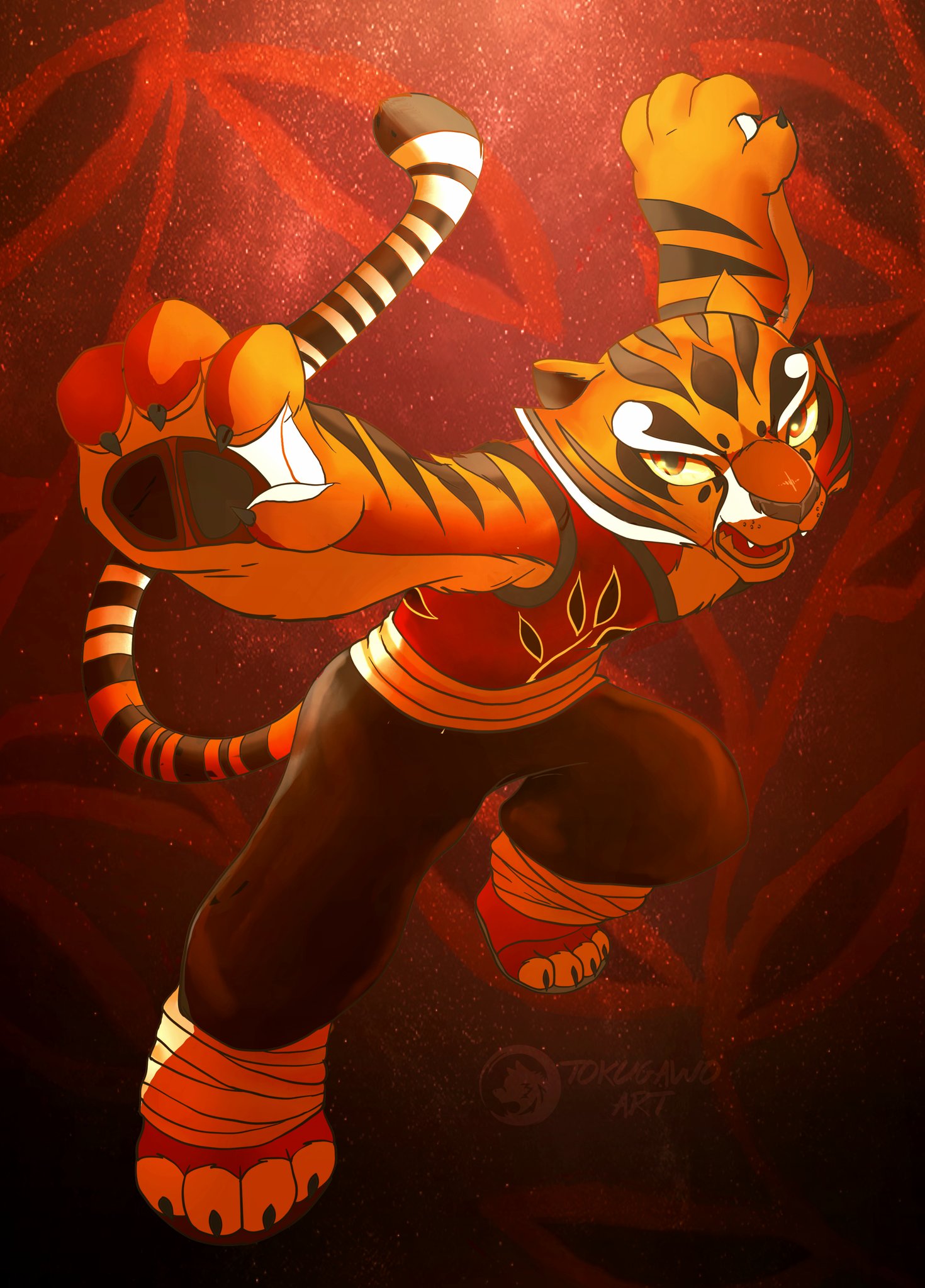 Tigress Kung Fu Panda Drawing