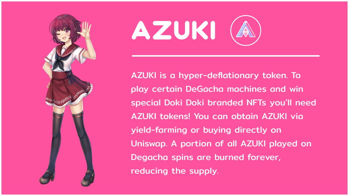 Doki Doki on Twitter: "Azuki-chan explains what is $AZUKI…