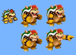Inside Story Bowser Overworld Sprites