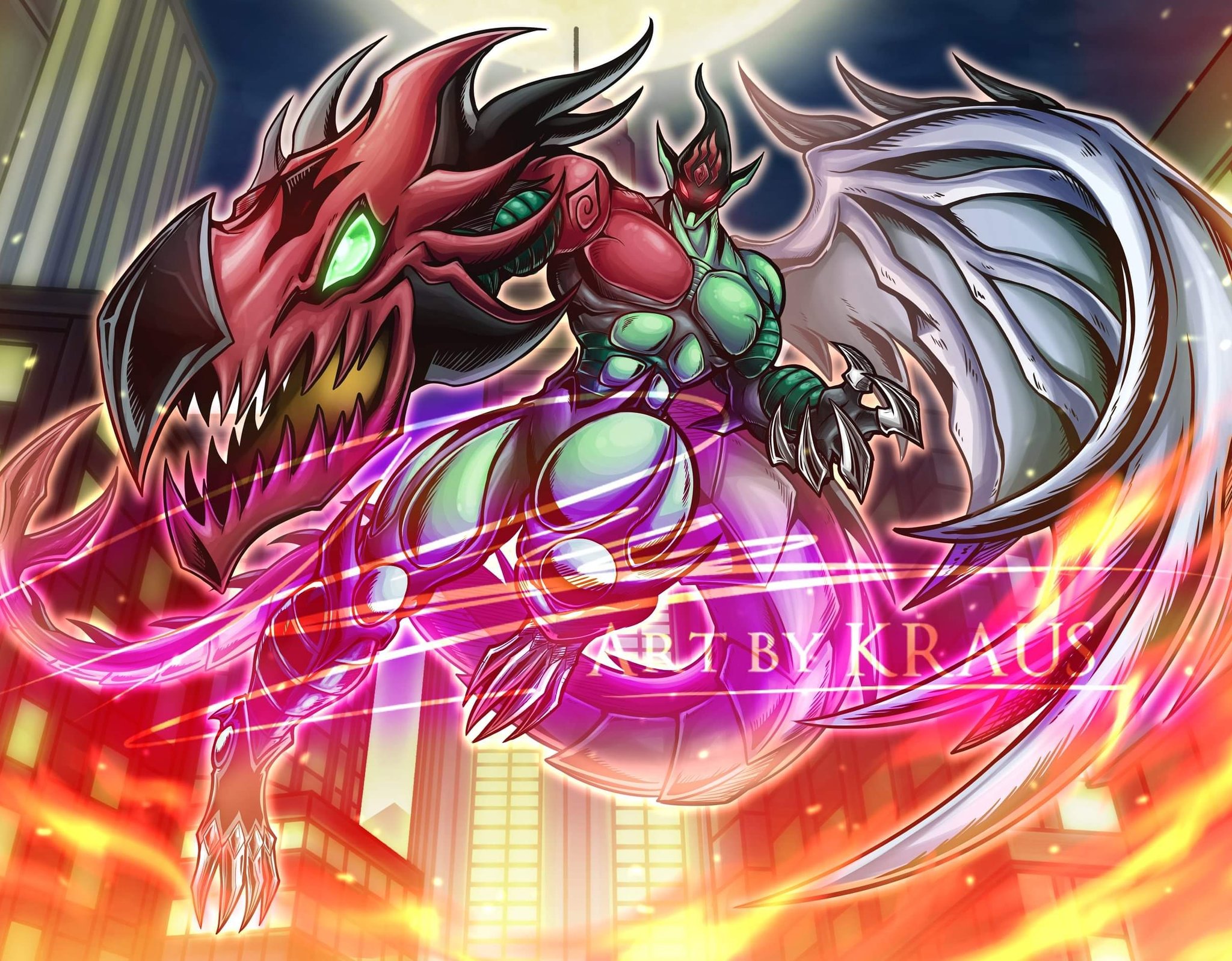 Elemental Hero Flame Wingman Wallpaper