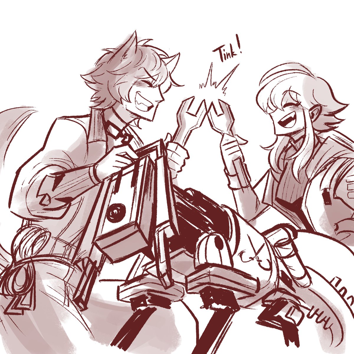 「Arknights interaction doodles 」ScruffyTurtlesの漫画