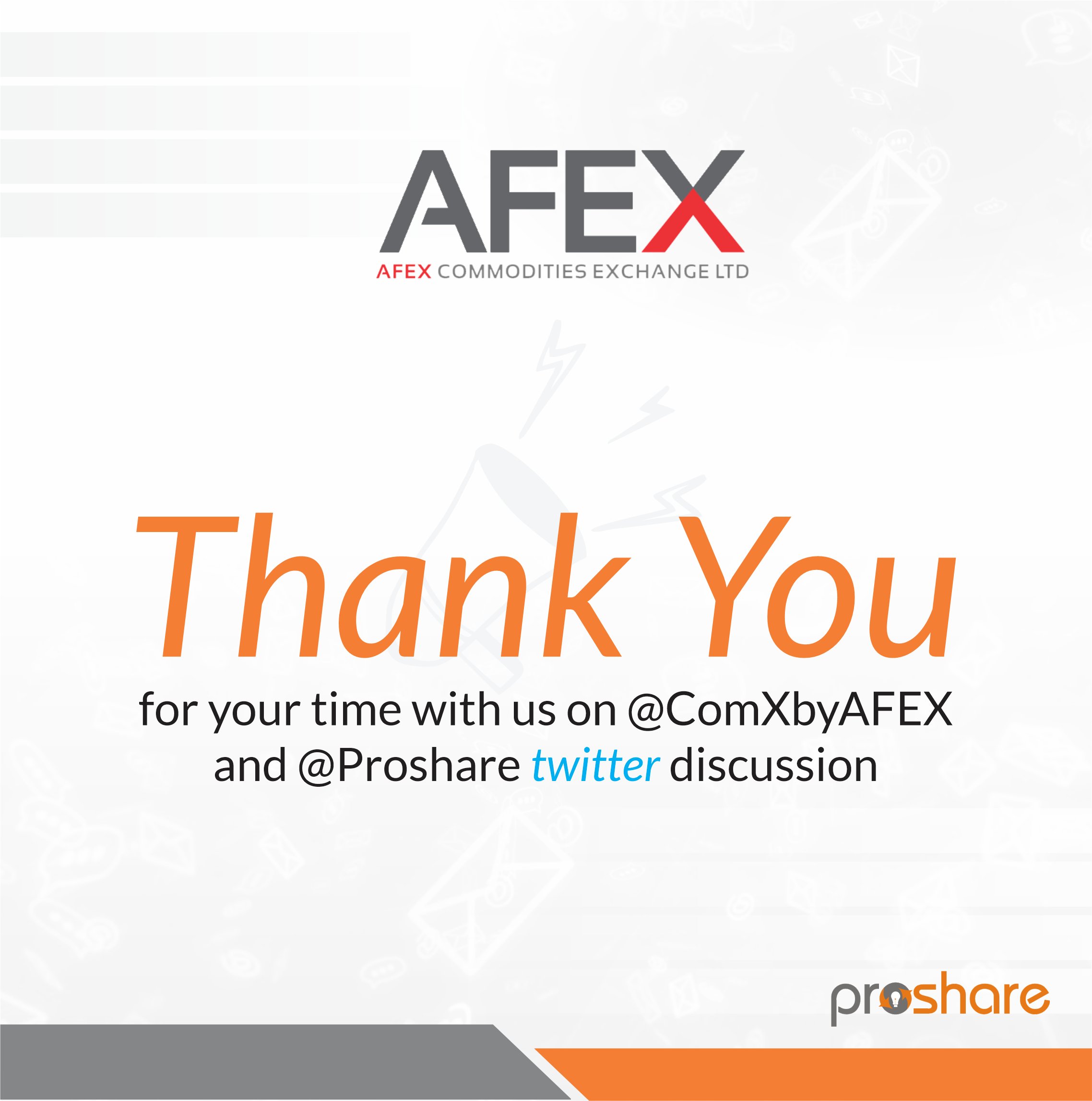 Proshare on Twitter: "Our final question @ComXbyAFEX Use #AskComX #AskProshare in your tweets to ...