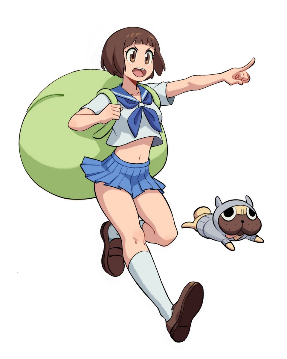 「Mako marches forward! Thank you for 13k 」|awawawaのイラスト