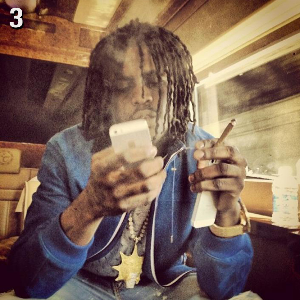Chief Keef With Weed