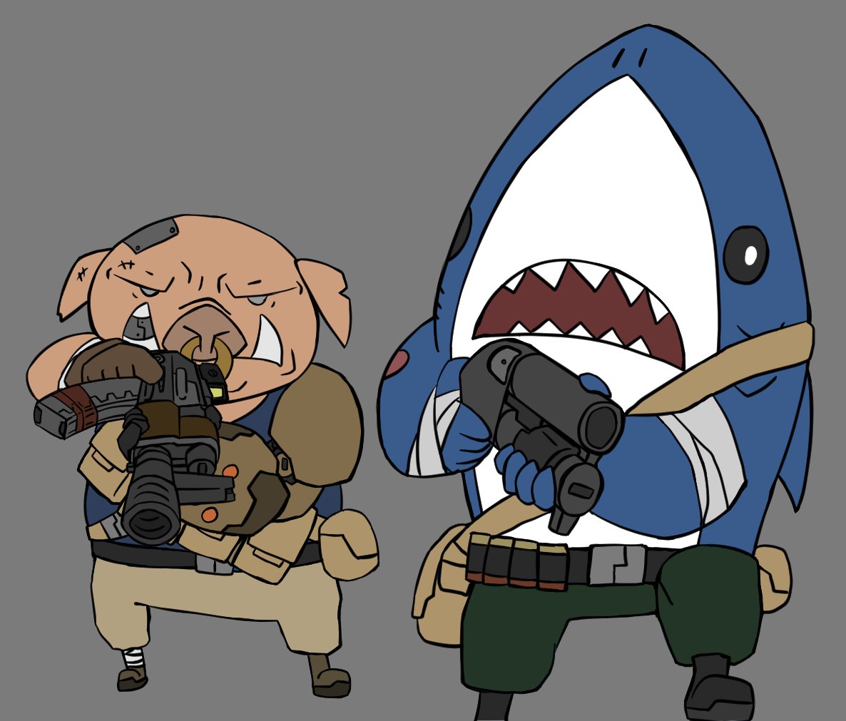 「#Ranger_Pig 」|X711434555 ⌟ ( ) ⌜のイラスト