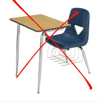 Uncomfortable School Chair